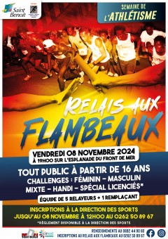 Evènements - Relais aux flambeaux - Ville de Saint-Benoît